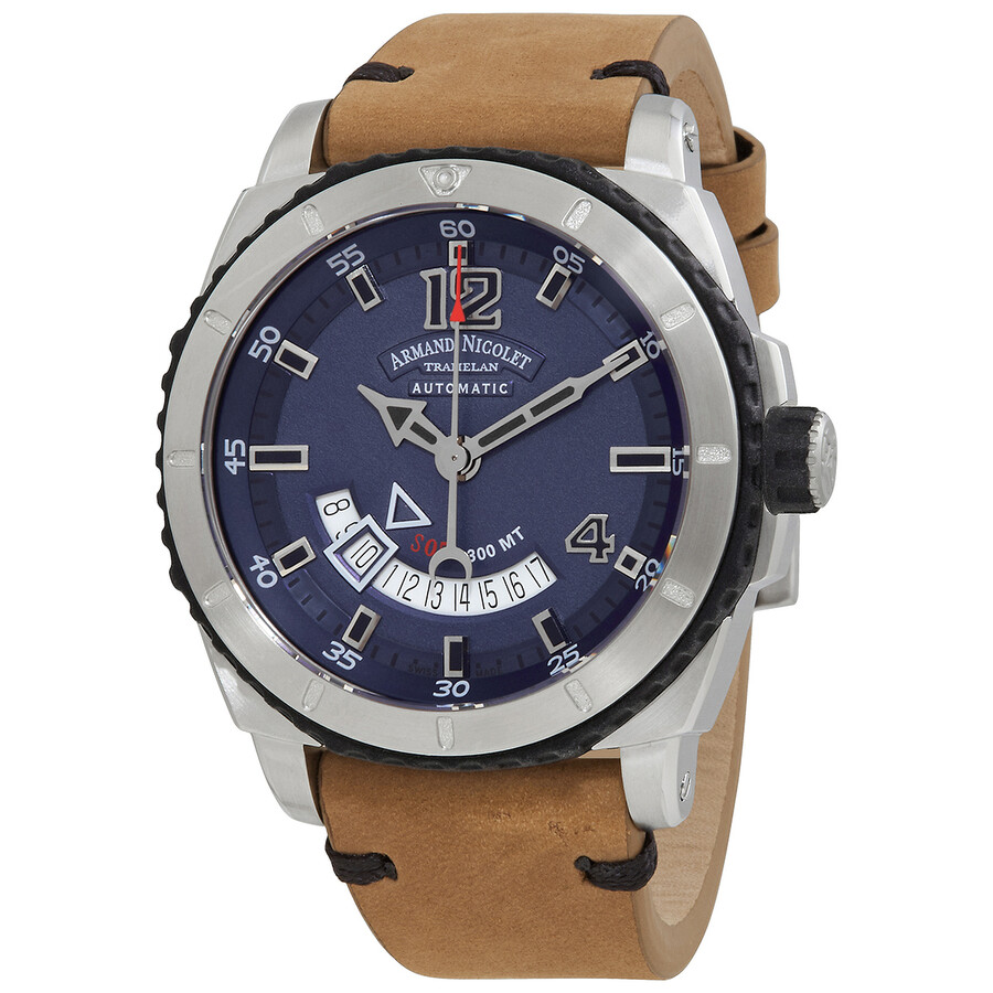 Armand Nicolet S05-3 Automatic Blue Dial Men's Watch A713BGN-BU ...
