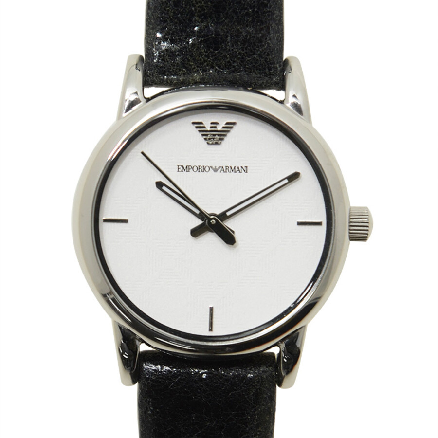 Armani Classic Quartz White Dial Unisex Watch AR1814 - Watches, Classic ...