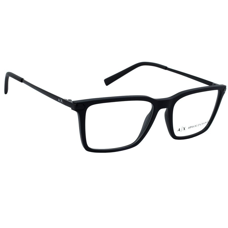 Armani Exchange Demo Rectangular Men's Eyeglasses AX3077 8078 54 ...