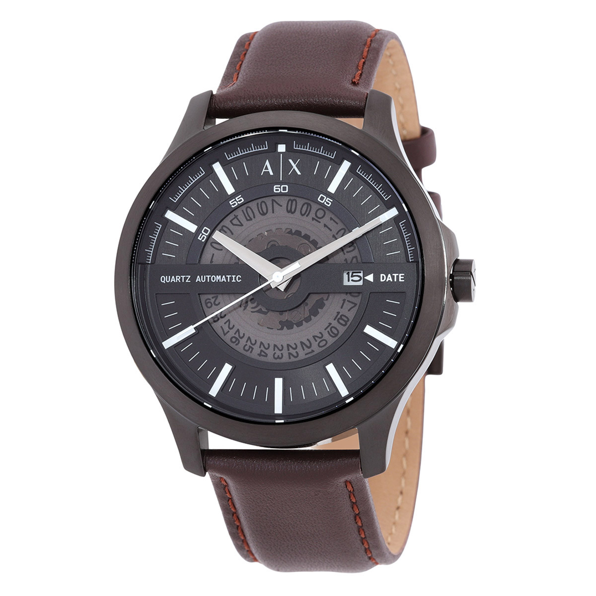 Armani Exchange Hampton Quartz Black Dial Men's Watch AX2446 - Watches ...
