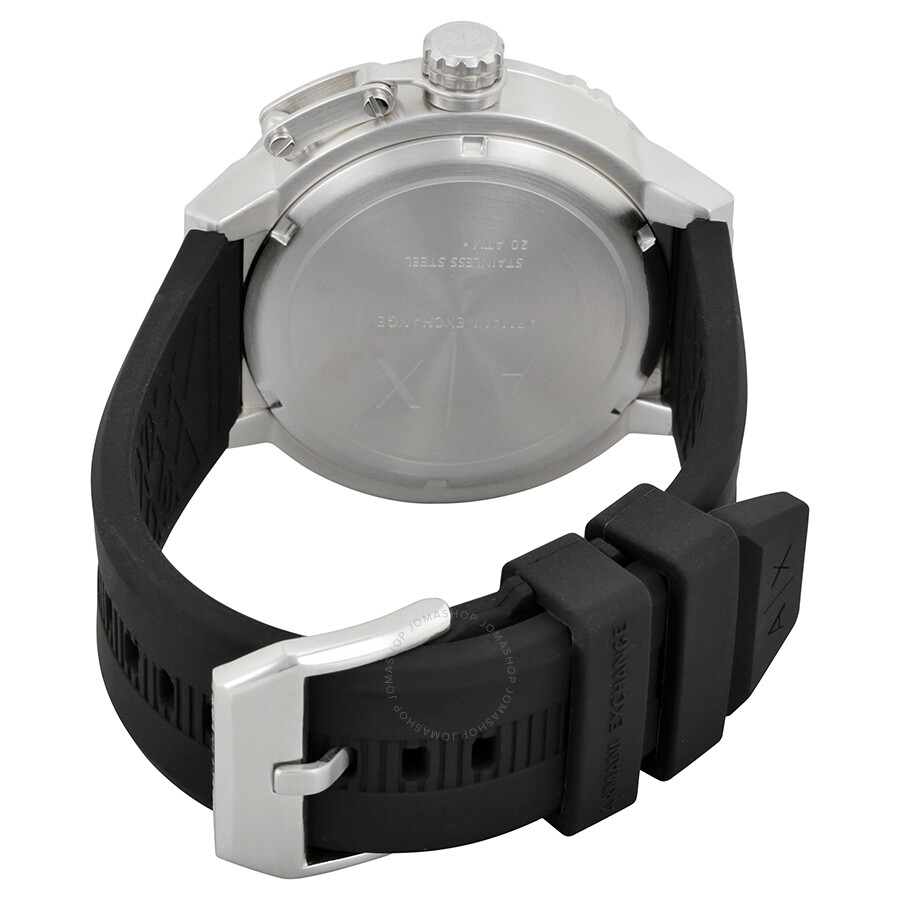 Armani Exchange Sport Black Silicone Strap Men's Watch AX1810 - Armani ...