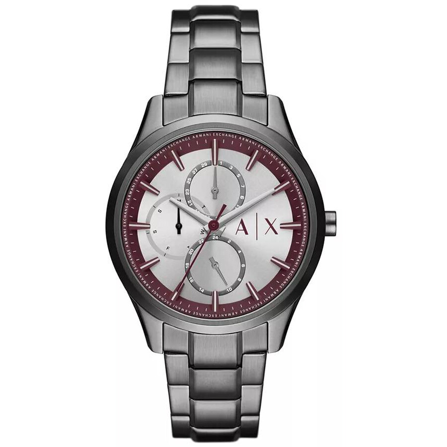 Armani Exchange Three - Day,Date and 24 Hour Chronograph Quartz Grey ...