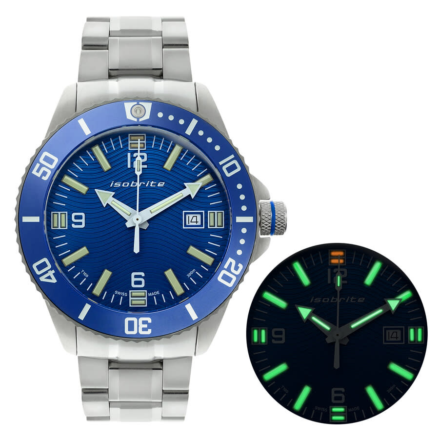 Isobrite Naval Series Blue Dial Men's Watch ISO1202 791398674347 ...