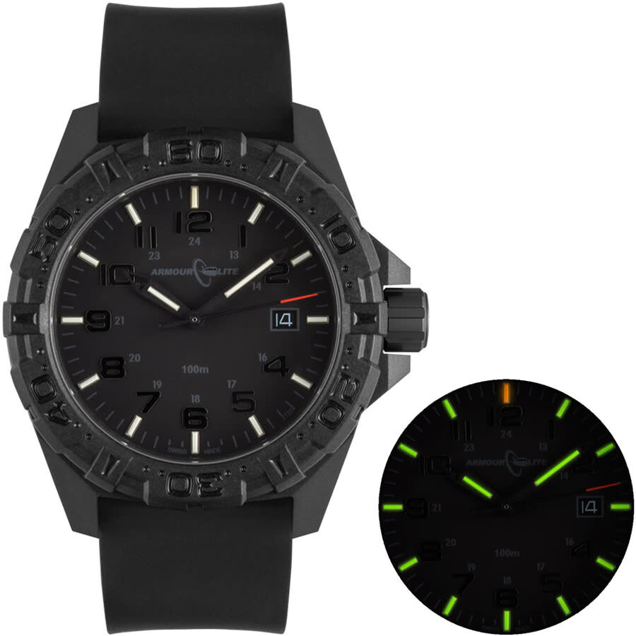 Armourlite Operator Series (Tritium Illuminated) Black Dial Unisex ...