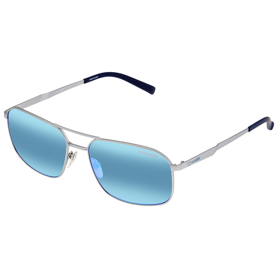 Arnette Men's Silver Tone Pilot Sunglasses AN3079 70525 56 888392410344 ...