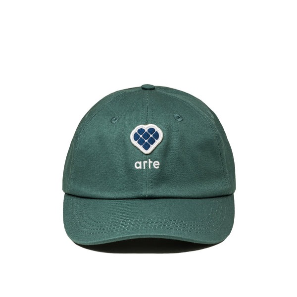 Arte Antwerp Men's Lagoon Blue Cedric Heart Patch Cap AW23-211AC ...