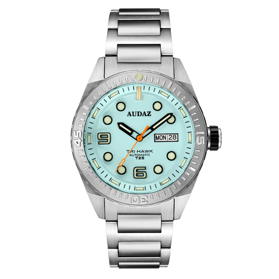Audaz Tri-Hawk Tritium Automatic Blue Dial Men's Watch ADZ-4010-02 ...