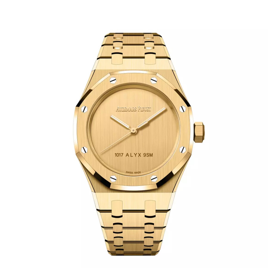 Audemars Piguet Royal Oak Automatic Gold Dial Unisex Watch 15550BA.OO ...