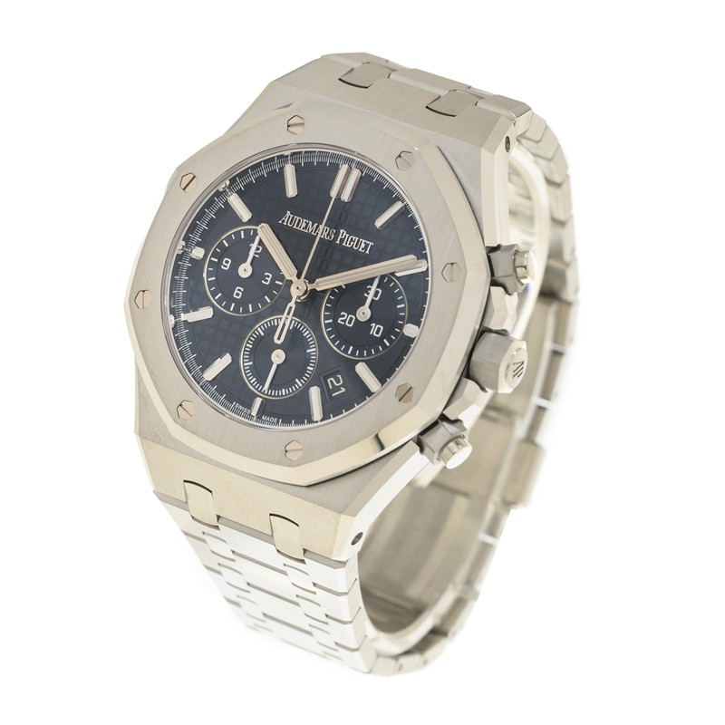 Mua Royal Oak Chronograph Automatic Blue Dial Men's Watch 26715ST.OO ...
