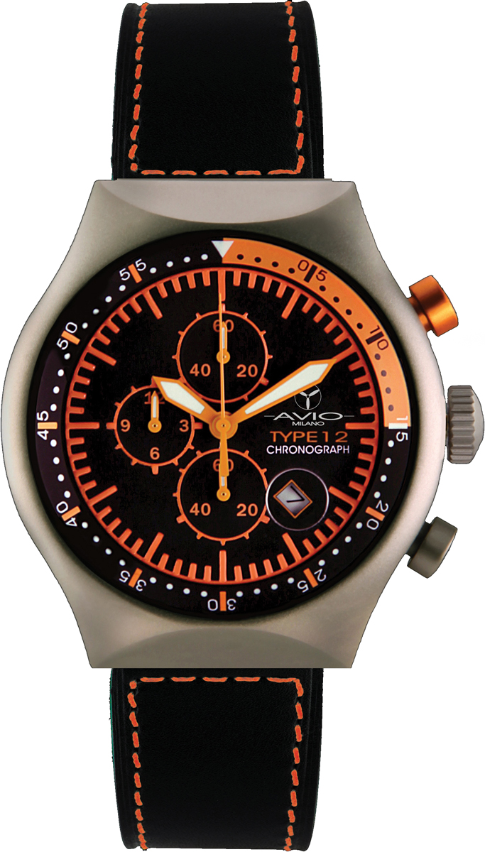 Avio Milano 45 MM Men's Watch 45 MM TP ORANGE - Watches, 45 Mm - Jomashop