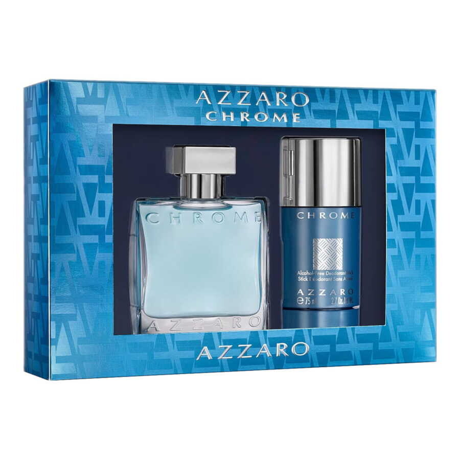 Azzaro Men's Chrome Gift Set Fragrances 719346648042 - Fragrances ...