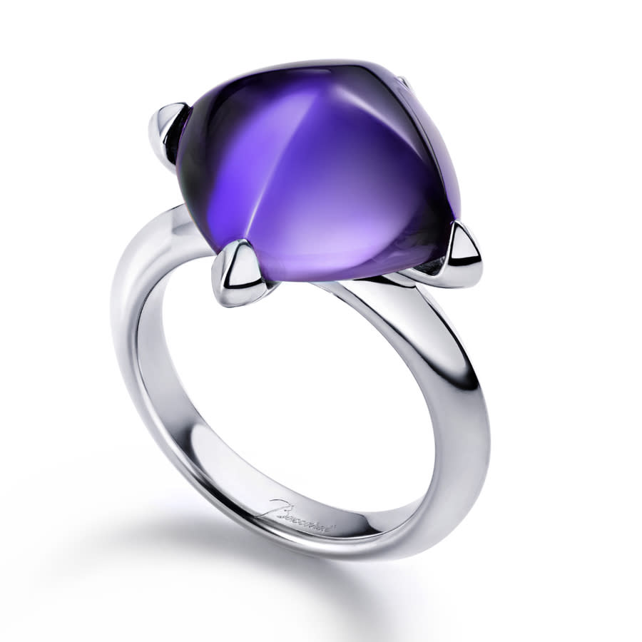 Baccarat Medicis Sterling Silver, Crystal Ring 2612738 - Jewelry ...