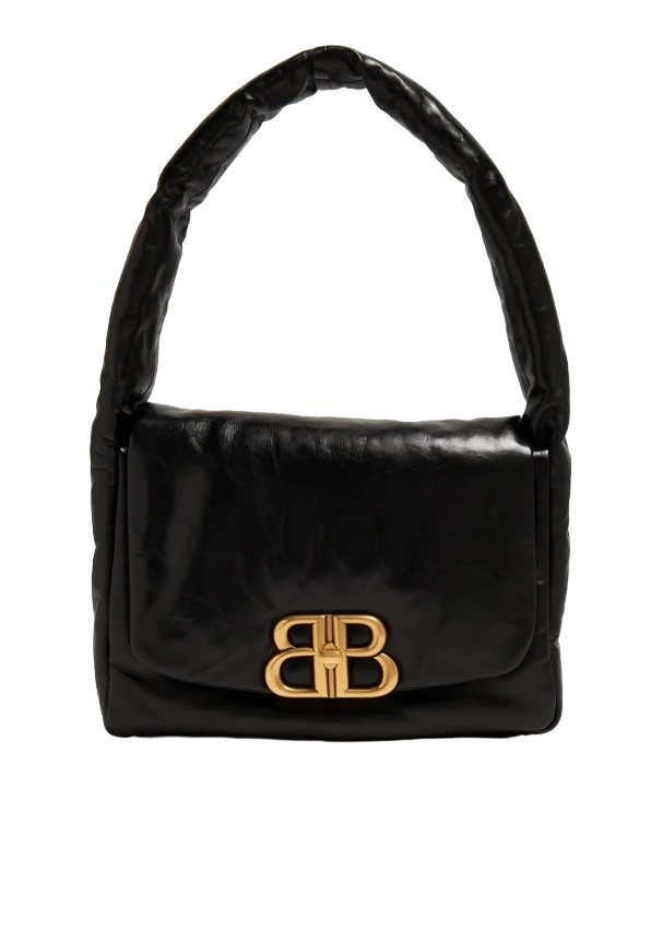 Balenciaga Black Small Monaco Shoulder Bag 7878962AA411000 - Handbags ...