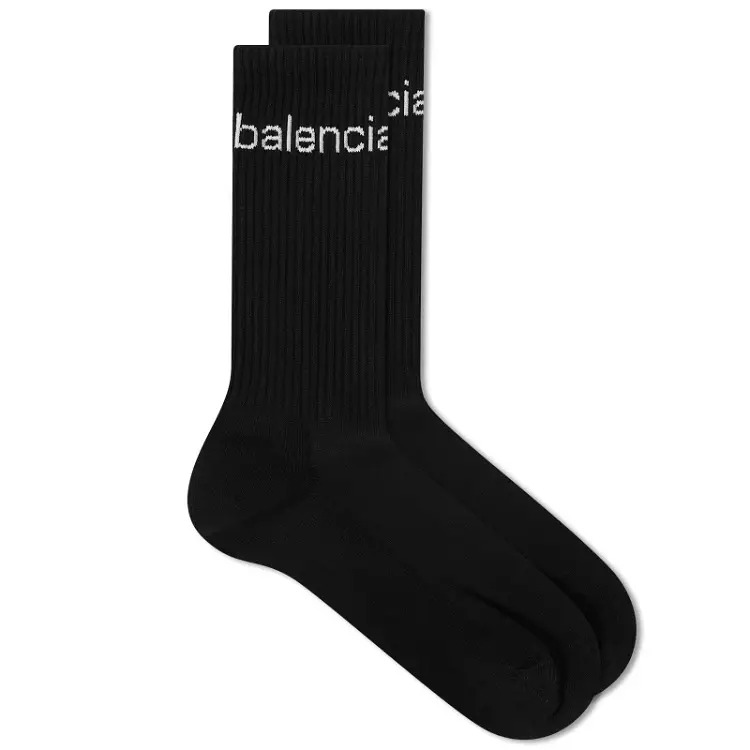 Balenciaga Dot Com Socks, Size Large 744751 472B4 1077 - Clothing ...