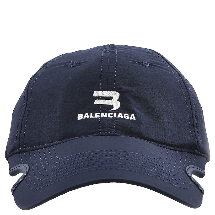 Balenciaga Ink Notch Cotton Baseball Cap, Size Small 704102 459B1 1177 ...