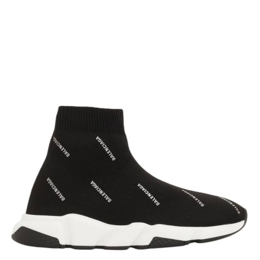 Balenciaga Kids Speed Logo-Print Sock Sneakers, Brand Size 29-30 (12.5 ...