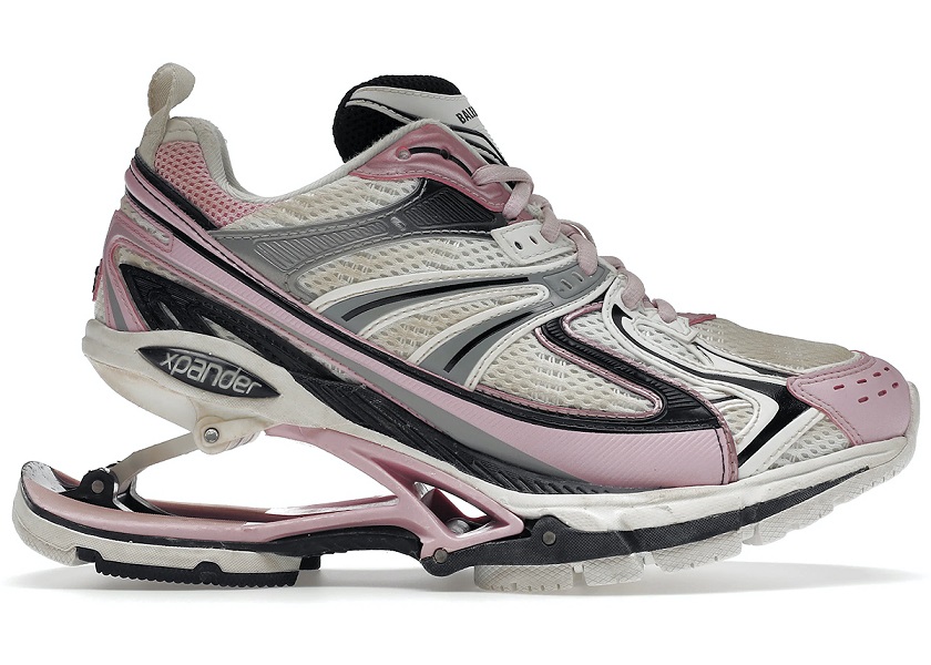 Balenciaga Ladies Pink/Silver/Black/White X-Pander Sneaker, Brand Size ...