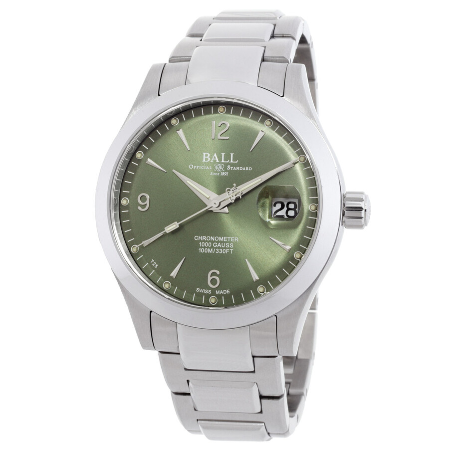 Ball Engineer III Ohio Automatic Chronometer Green Dial Watch NM9026C ...
