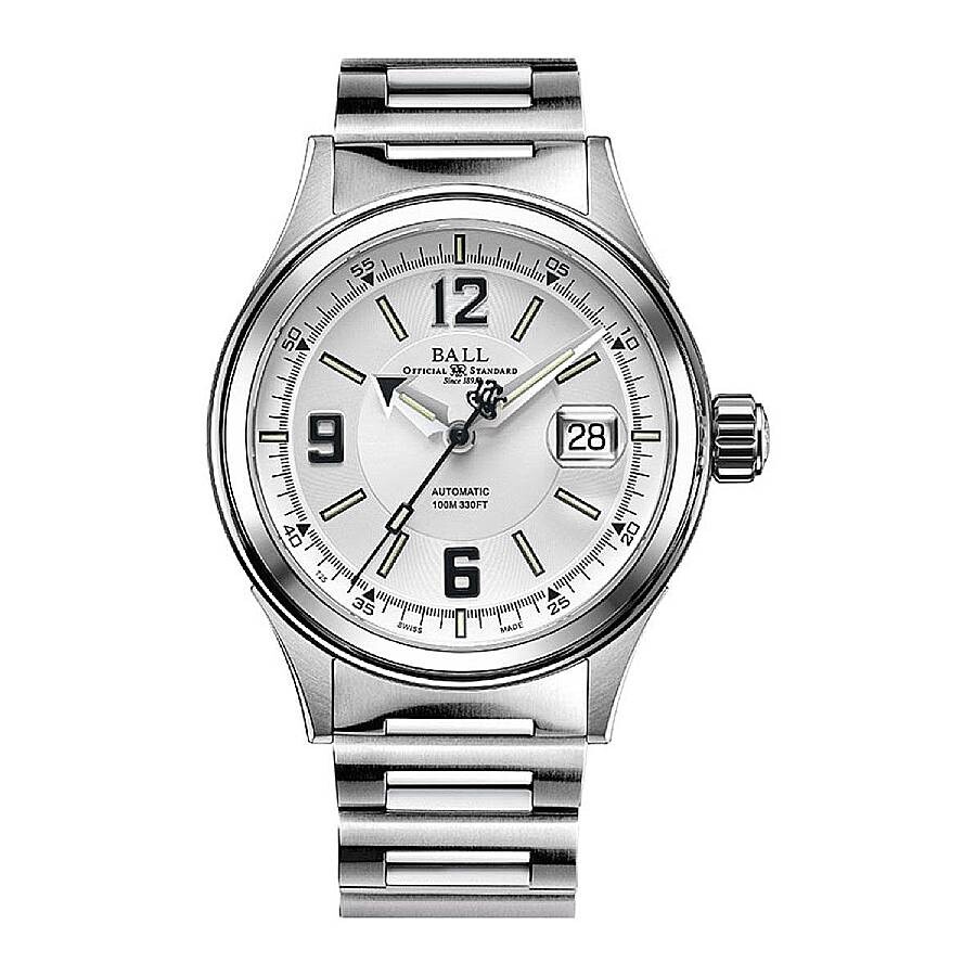 Ball Fireman Automatic White Dial Men's Watch NM2088C-S2J-WHBK ...