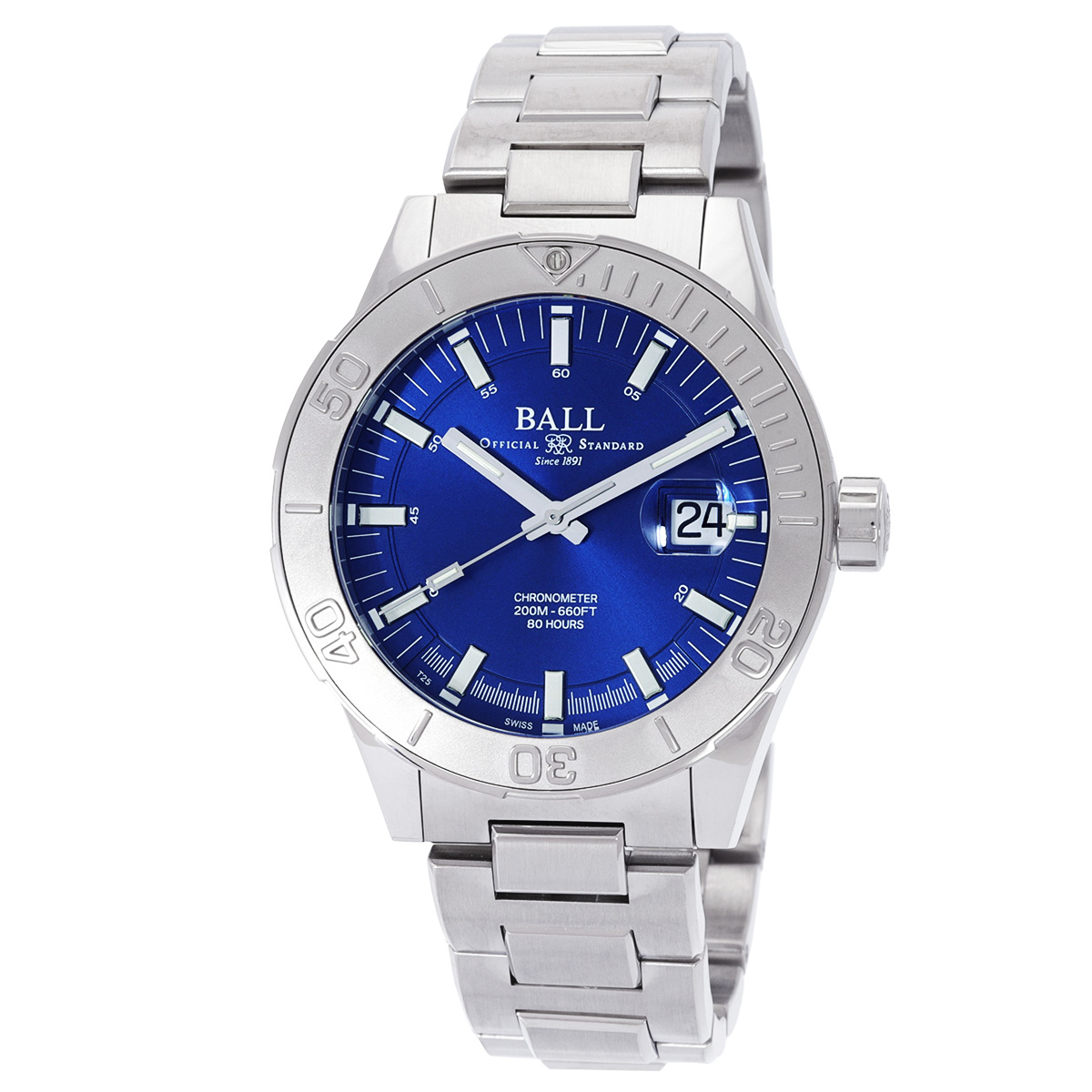 Ball Roadmaster Automatic Blue Dial Men's Watch DM3130B-S3CJ-BE ...