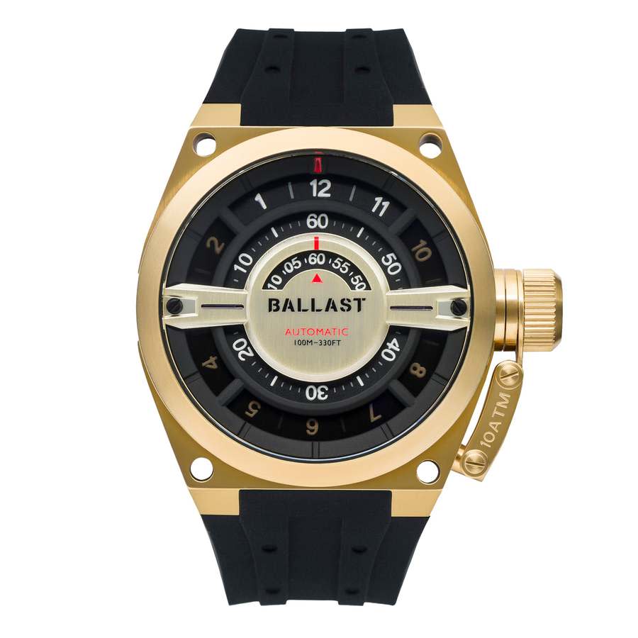 Ballast Valiant (Gauge) Automatic Black Dial Men's Watch BL-3141-03 ...