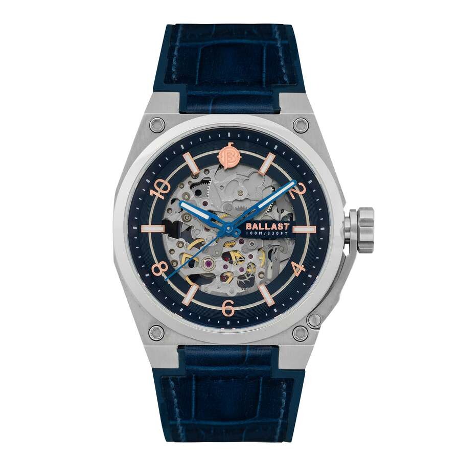 Ballast Valiant (Officer) Automatic Blue Dial Men's Watch BL-3144-02 ...