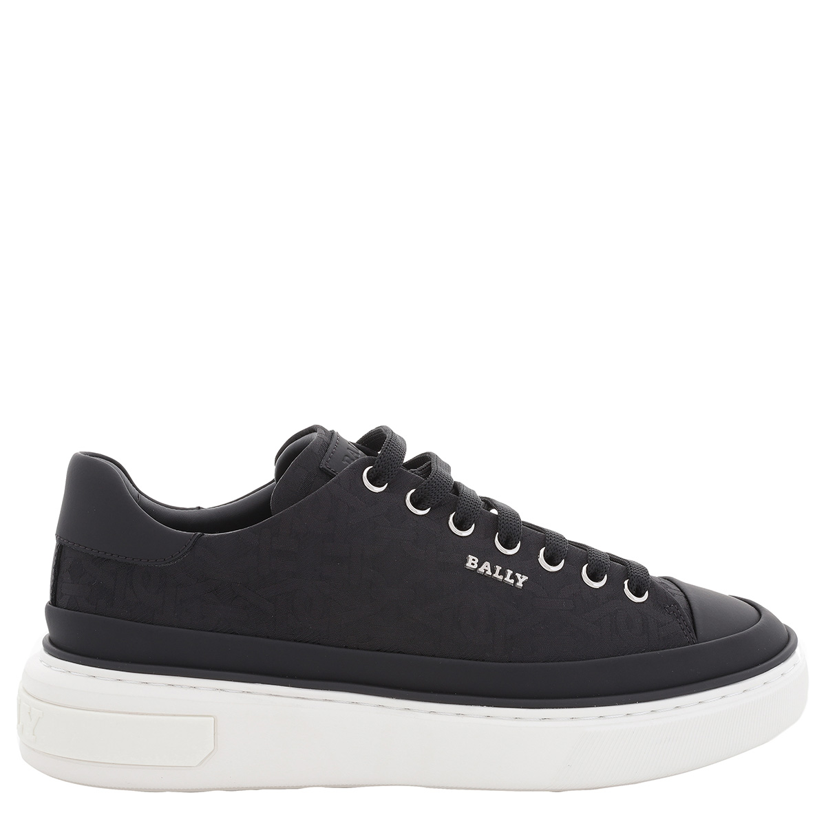 Bally Black Maily Low-Top Sneakers, Brand Size 7 ( US Size 8 ...