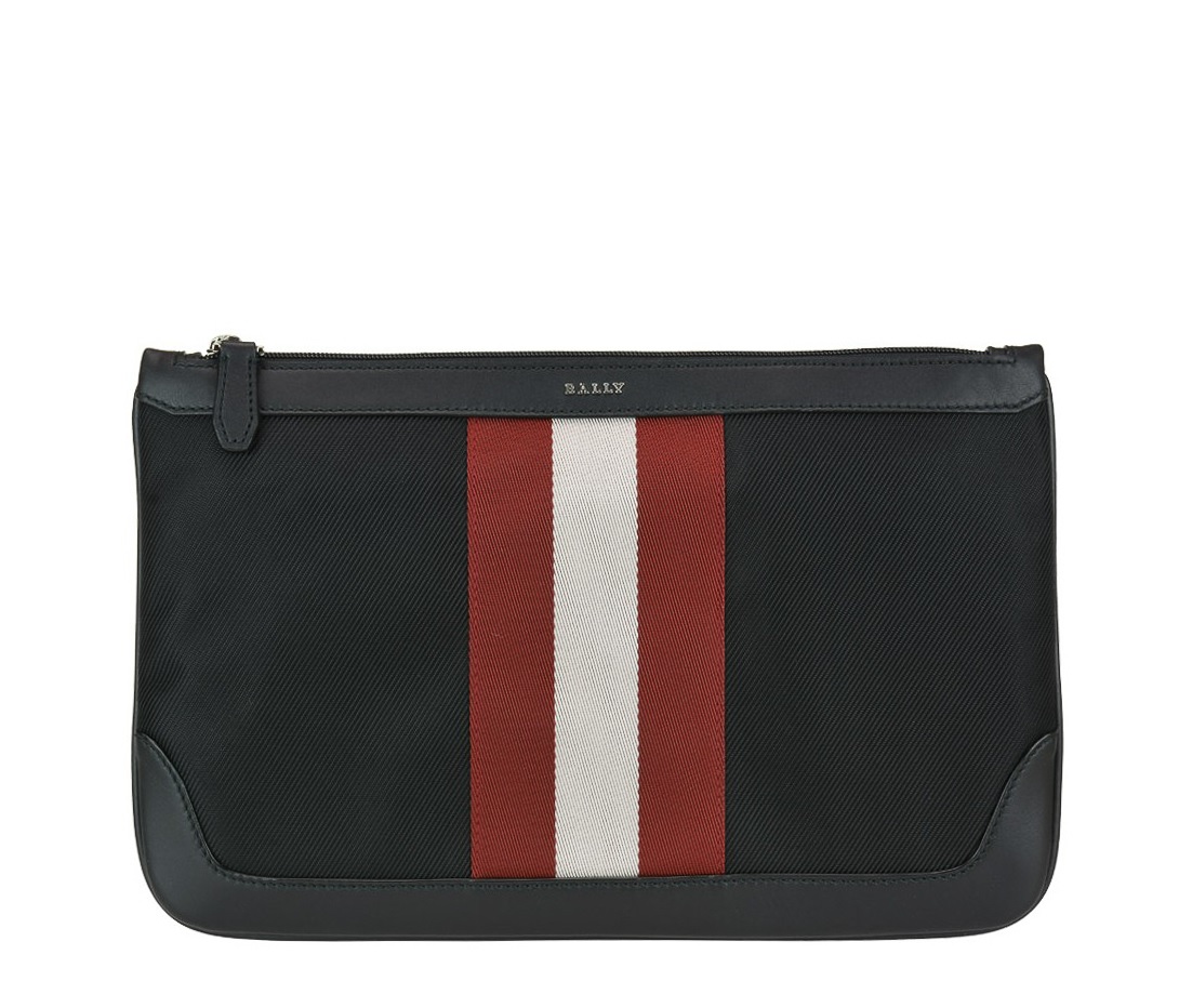 Bally Black Techno Nylon Cayard Clutch Bag 6226286 7612510863858 ...