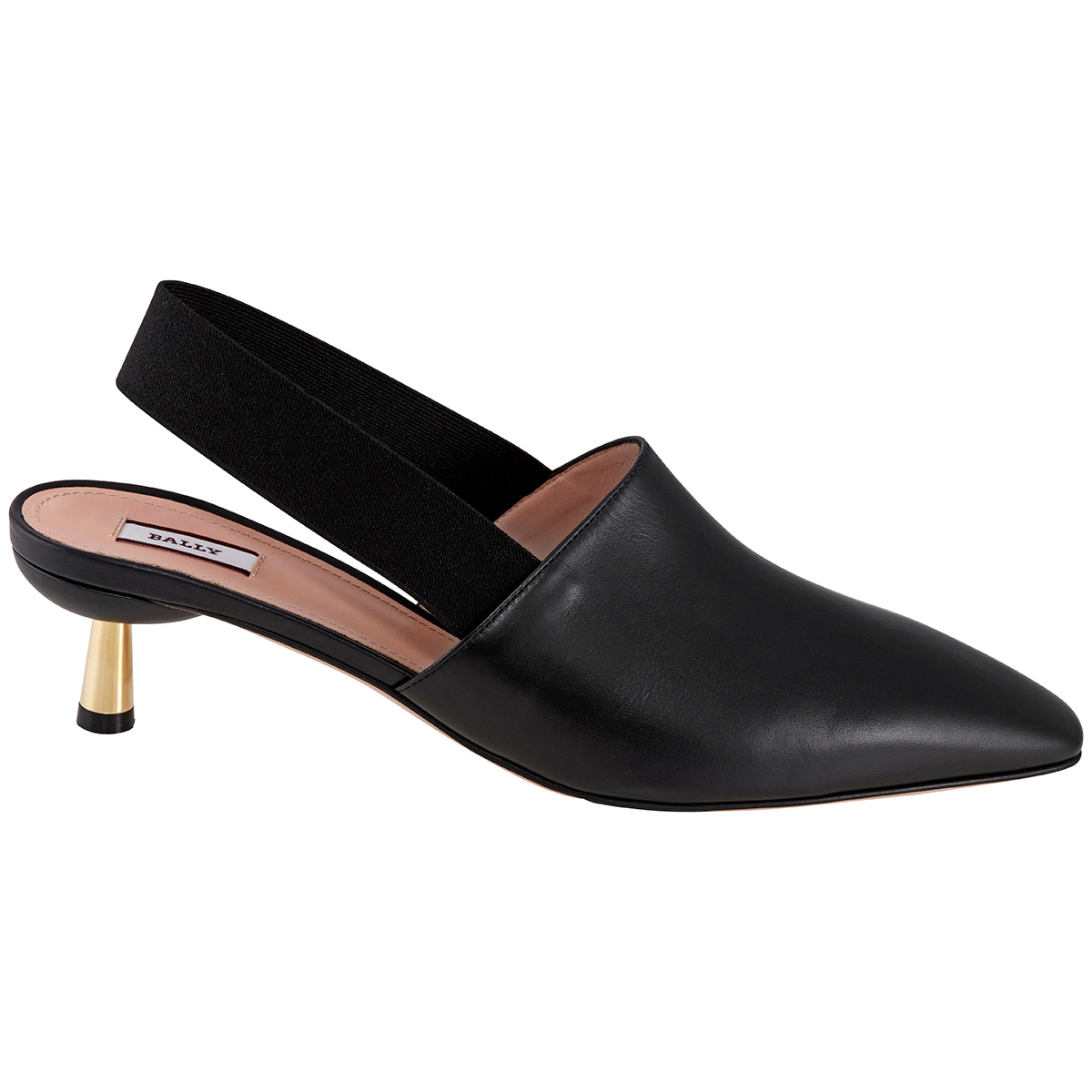 Bally Ladies Black Cavey Pointed Mules, Brand Size 38 ( US Size 7.5 C ...