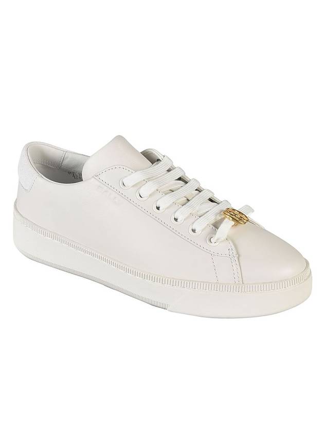 Bally Ladies White Raise Lace-Up Leather Sneakers, Brand Size 38 ( US ...