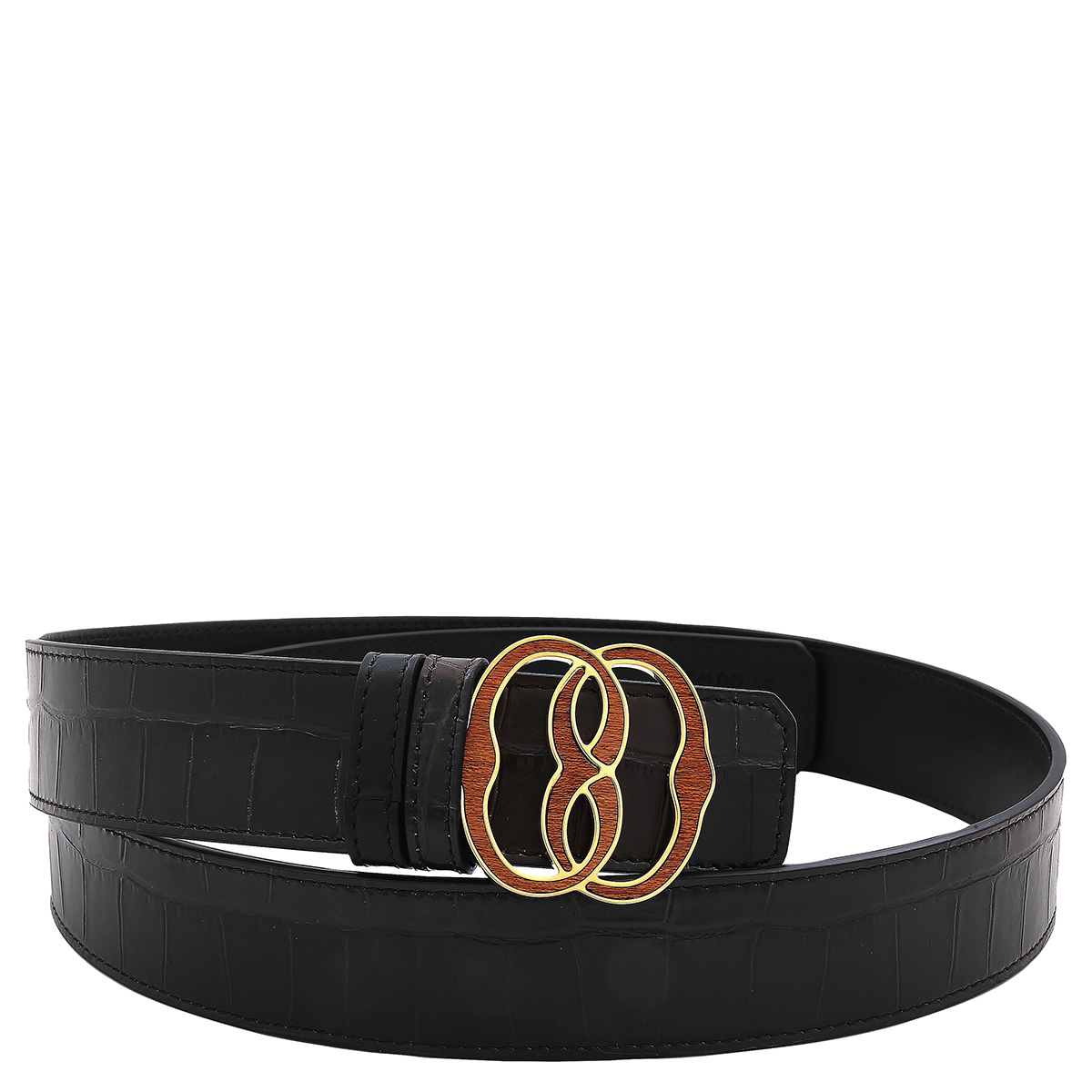 Bally Reversible Emblem Crocodile Leather Belt, Size 90 cm MBG00M VT445 ...