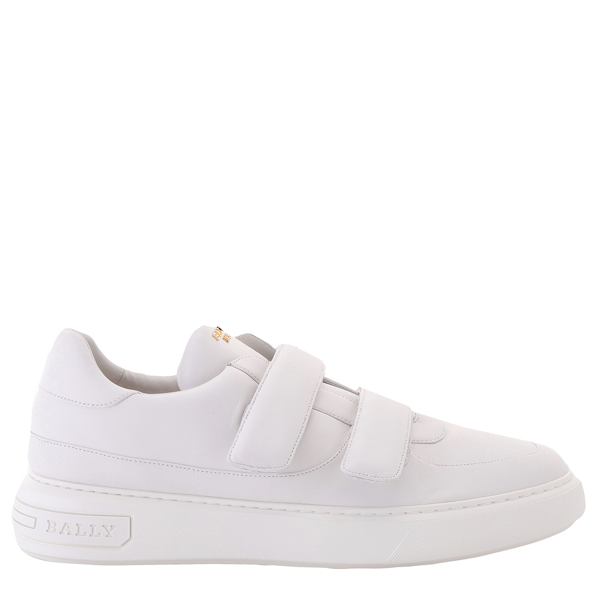 Bally White Maylor Leather Low-Top Sneakers, Brand Size 10 ( US Size 11 ...