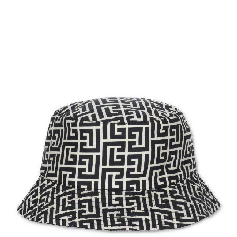 Balmain Allover Printed Bucket Hat, Brand Size 1 (Small) XF1XB001MB12 ...