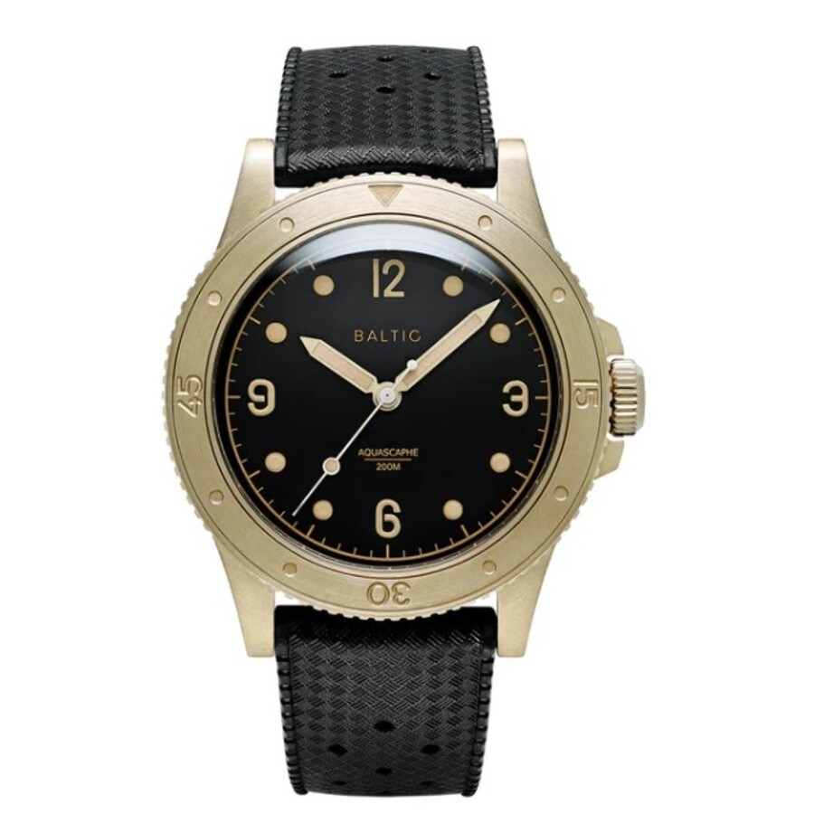 Baltic Aquascaphe Automatic Black Dial Men's Watch AQUABRONZEBLACK ...