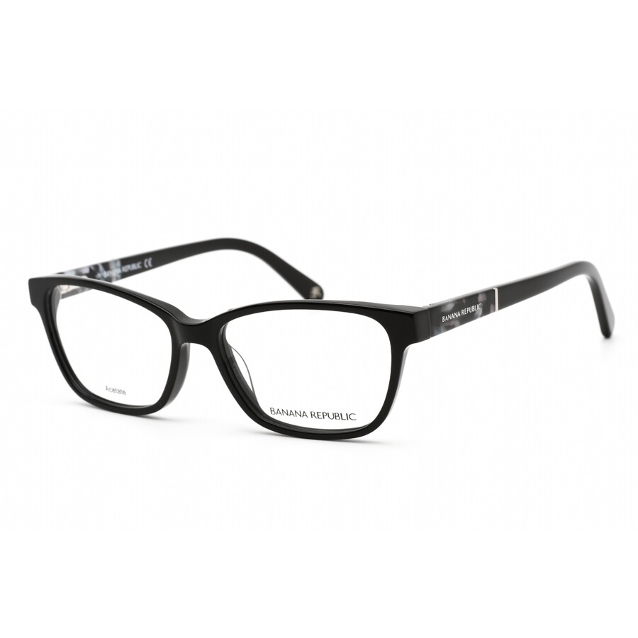 Banana Republic Ladies Black Rectangular Eyeglass Frames Clare08070051 ...