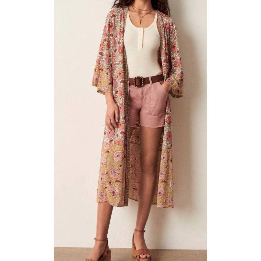Ba&Sh Ladies Vini Kimono Ochre, Size 1/S 106988-Ochre-1/s - Clothing ...