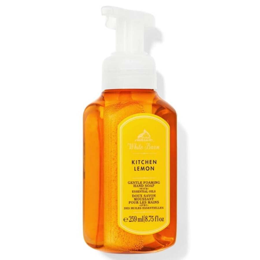 Bath & Body Works White Barn Kitchen Lemon Soap 8.75 oz Bath & Body ...