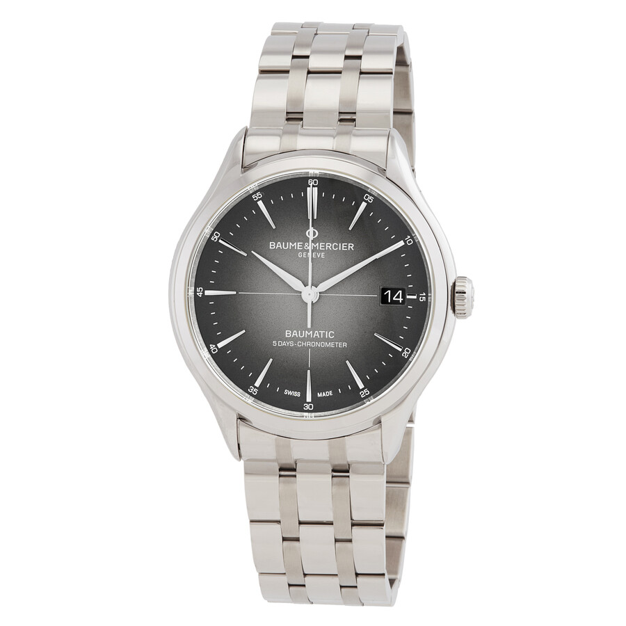 Baume Et Mercier Clifton Baumatic Automatic Men's Watch 10551 M0A10551 ...