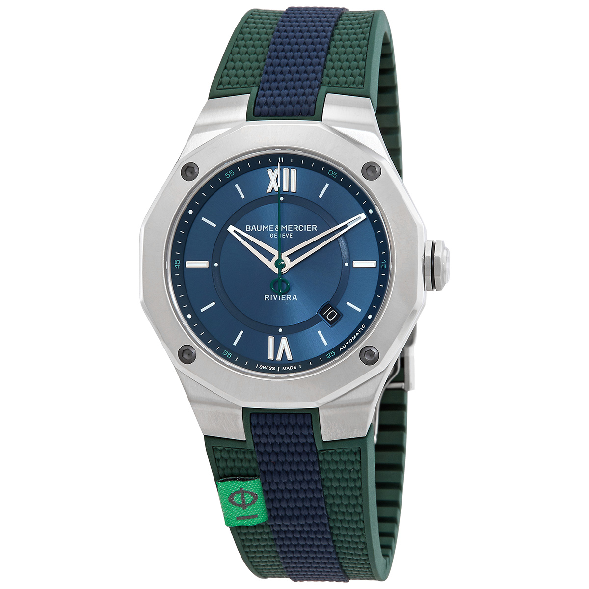 Baume et Mercier Riviera Automatic Blue Dial Men's Watch M0A10688 ...