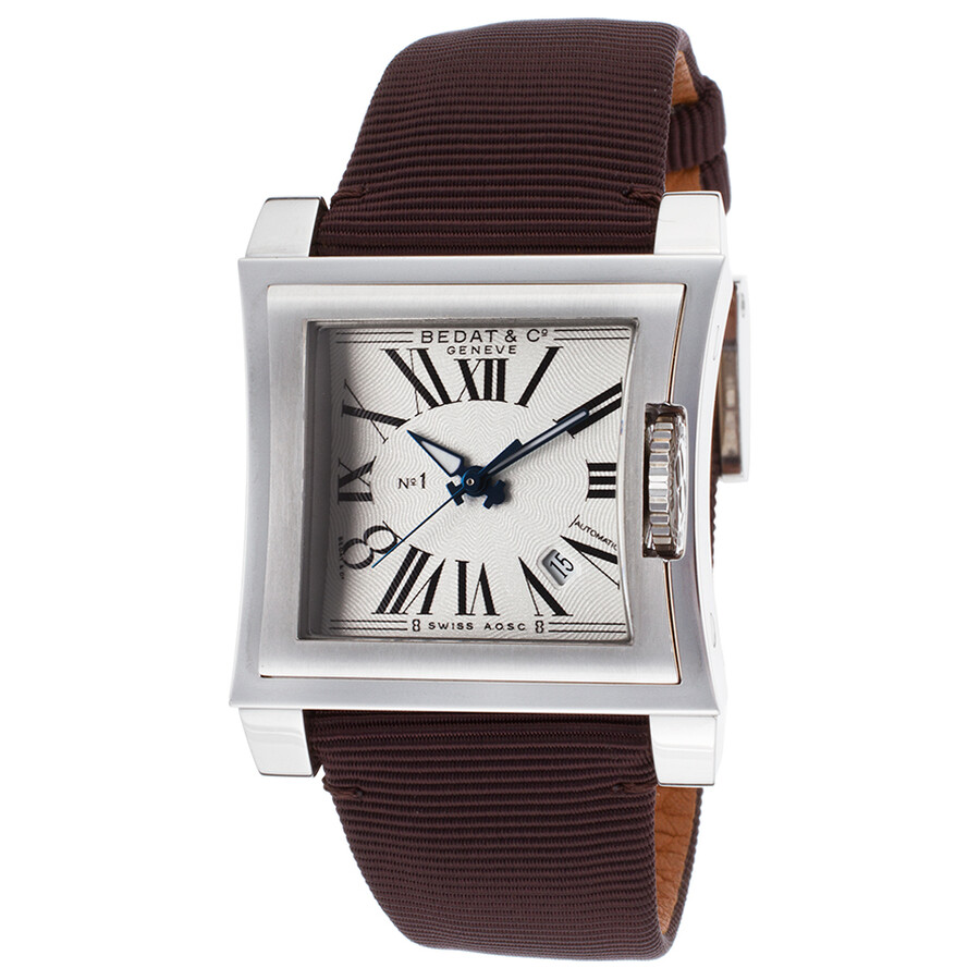 Bedat No. 1 Silver Dial Satin Strap Automatic Unisex Watch 114.010.100 ...