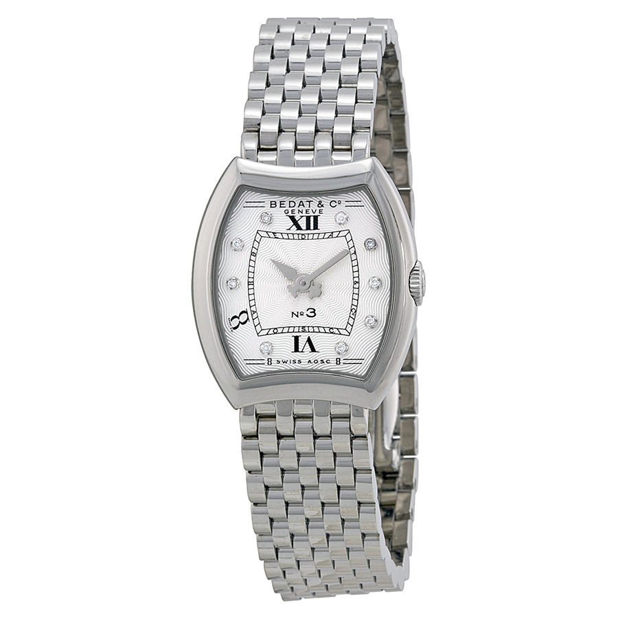 Bedat No. 3 Diamond Steel Ladies Watch 314.011.109 845960023160 ...
