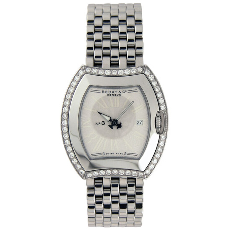Bedat No. 3 Diamond Steel Ladies Watch 334.041.100 - Watches, No. 3 - Jomashop