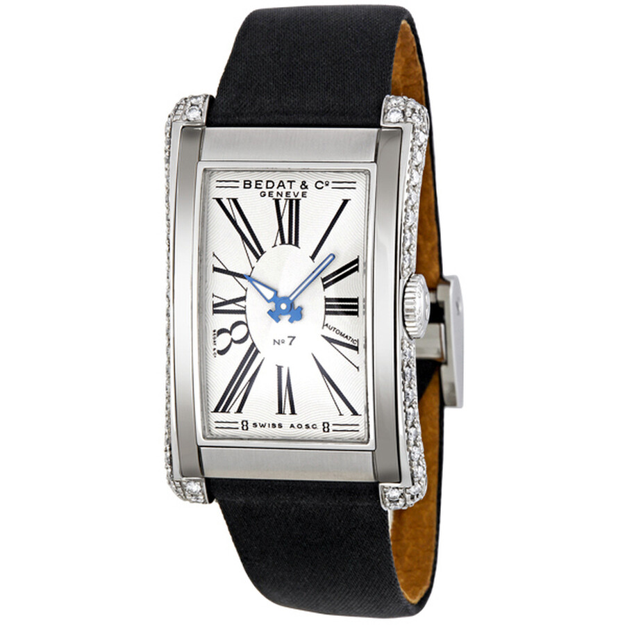 Bedat No. 7 White Sunburst Dial Leather Strap Ladies Watch 788.030.101 ...