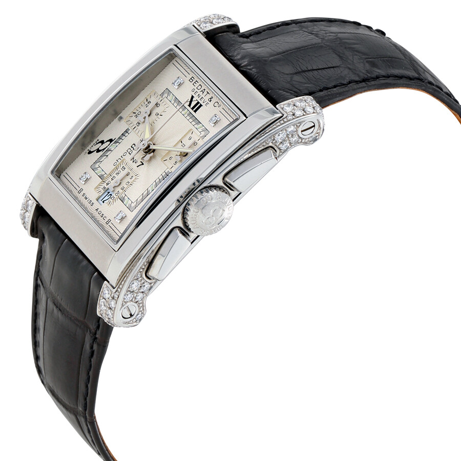 Bedat No. 7 Silver Dial Chronograph Diamond Men's Watch 778.030.109 ...