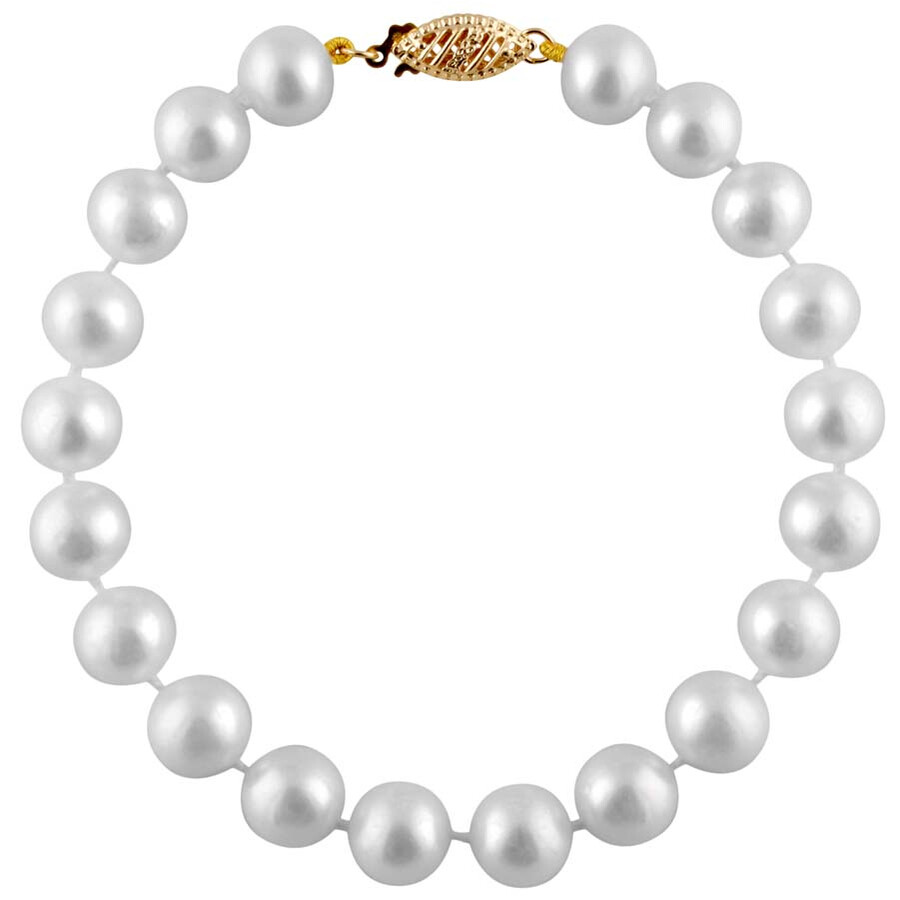 Bella Pearl White Freshwater Pearl Bracelet FWR7-7W - Jewelry - Jomashop