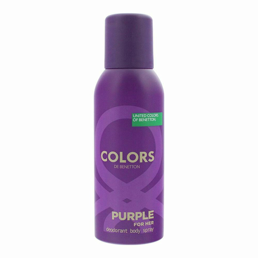 Benetton Ladies Colors De Purple Deodorant 5.0 oz Fragrances ...