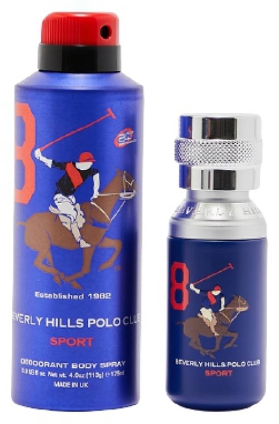 Beverly Hills Polo Club Men's No 8 Gift Set Fragrances 6291107161013 ...