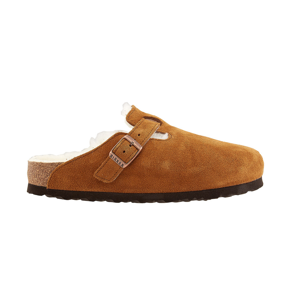 Birkenstock Ladies Mink Boston Shearling Clog, Brand Size 37 ( US Size ...