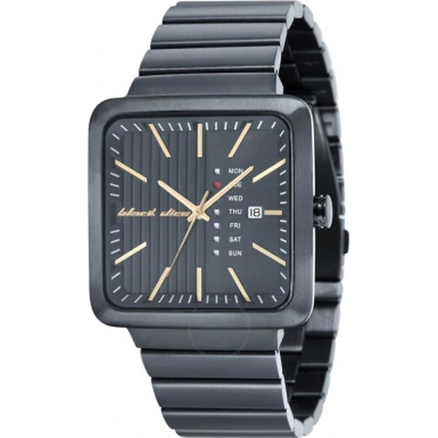 Black Dice Baller Black Dial Stainless Steel Men's Watch BLA BD-062-02 ...
