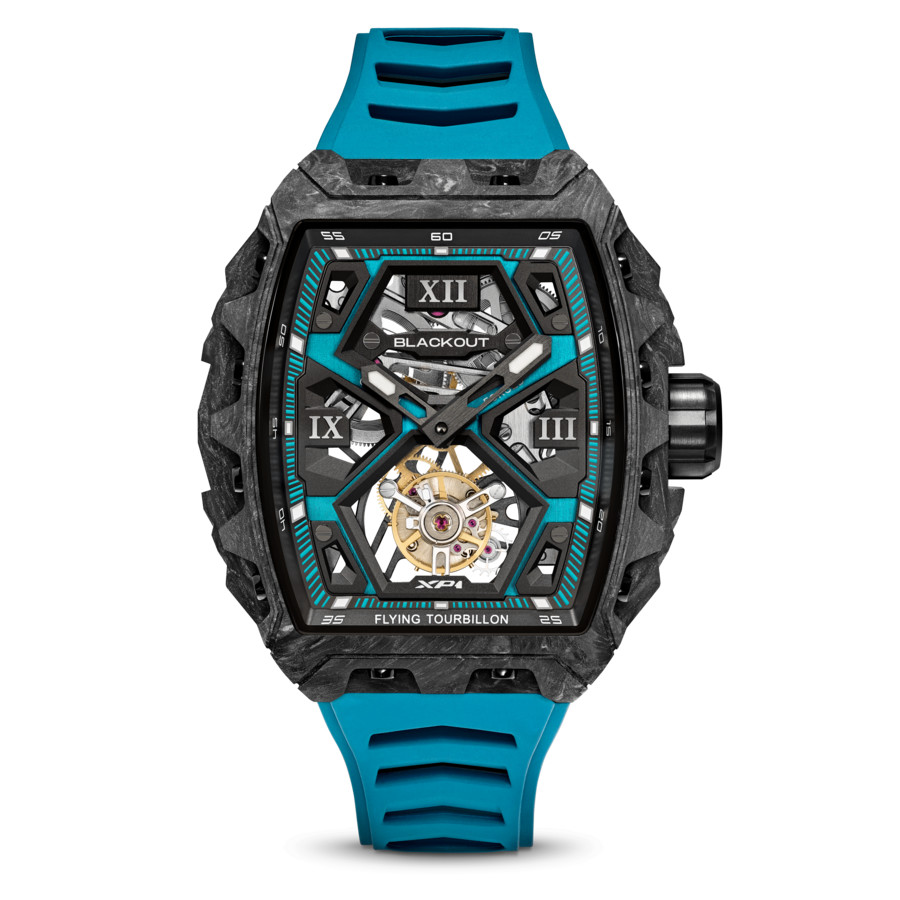 Blackout Xp1 Tourbillon Hand Wind Blue Dial Men's Watch WATXP1FRO001 ...
